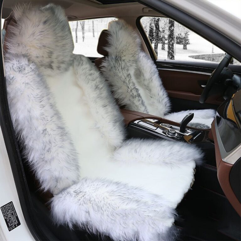 New Style Car Wool Cushion To Keep Warm In Winter Furry Cushion ...